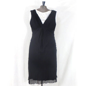 jonathan martin | Dresses | Jonathan Martin Black Silk Chiffon Dress ...